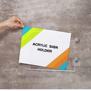 ciaoher | Office | Acrylic Sing Holder With Suction Cups | Poshmark